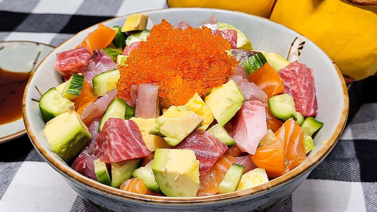 Bara Chirashi Don: The Ultimate Japanese Sashimi Rice Bowl Delight ...