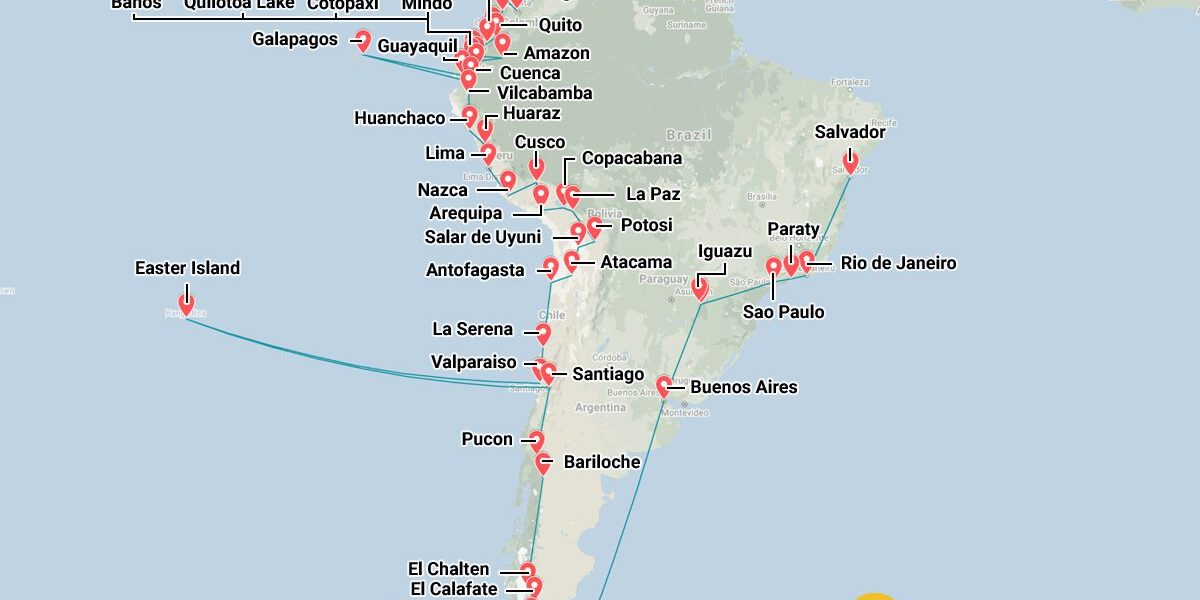 South America Trip Itinerary: 10 Ultimate and Breathtaking Destinations ...